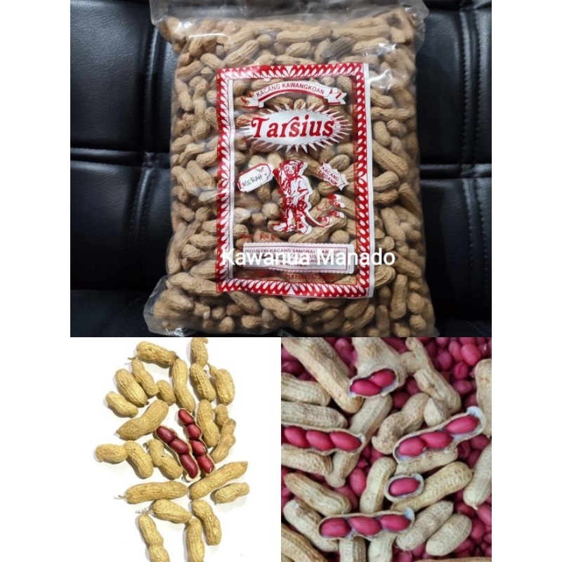 Jual TARSIUS Kacang Sangrai Ari Merah Asli Kawangkoan Manado Besar ole ...