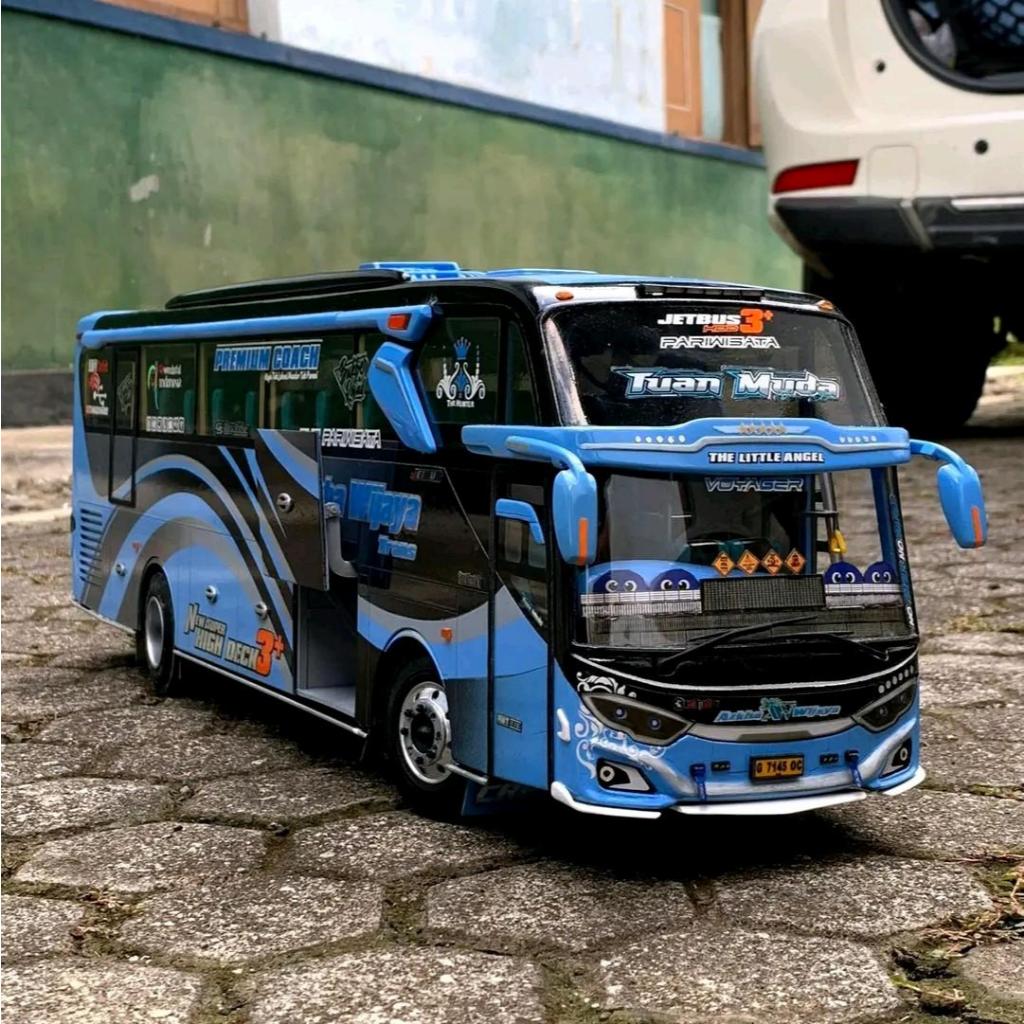 Jual bis basuri miniatur bus mainana anak fulllampu hadiah anak study ...