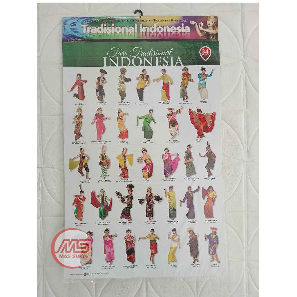 Jual Poster Tari Tradisional | Shopee Indonesia