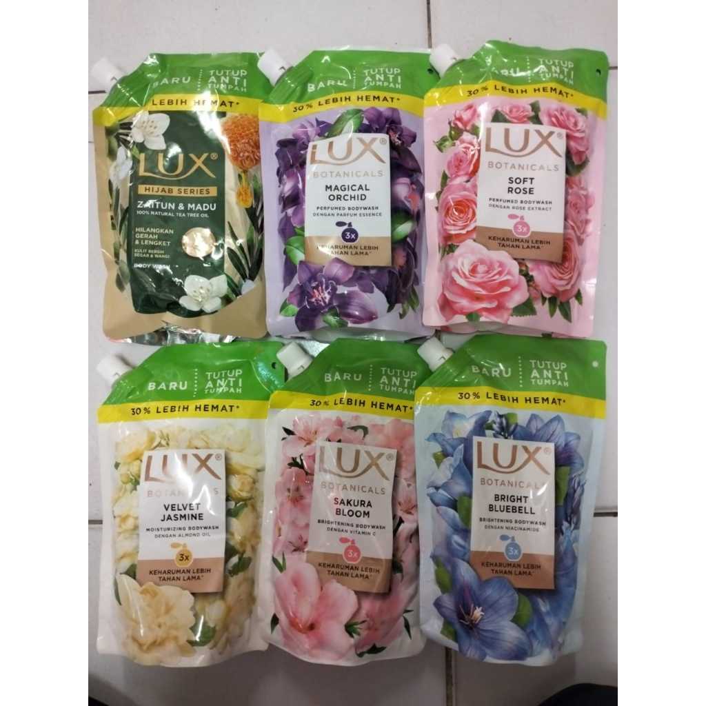 Jual LUX Botanicals Bodywash Sabun Mandi Refill 400ml - ALL VARIAN ...