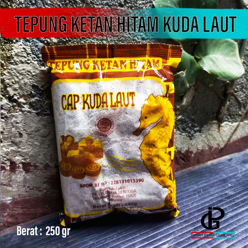 Jual Tepung Ketan Hitam Kuda Laut 250 gr | Shopee Indonesia