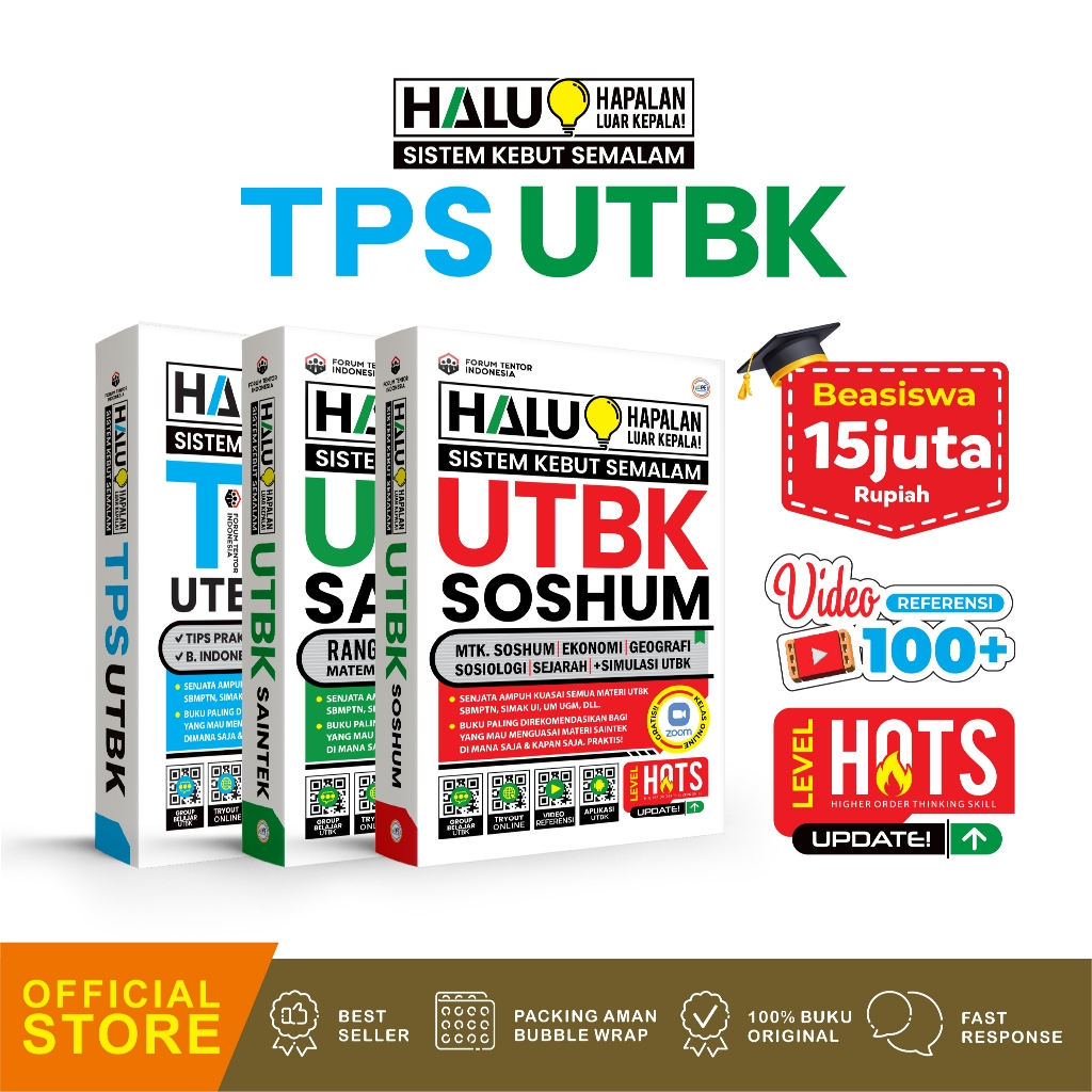 Jual BUKU UTBK SAINTEK SISTEM KEBUT SEMALAM SBMPTN TPS SAINTEK DAN SOSHUM | Shopee Indonesia