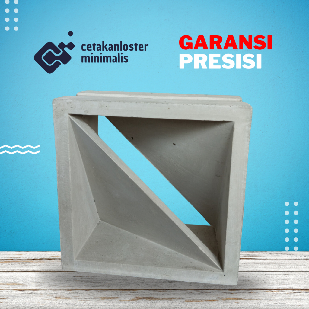 Jual Cetakan Loster Murah Motif Jalusi Diagonal B Ukuran 20x20cm Tebal ...