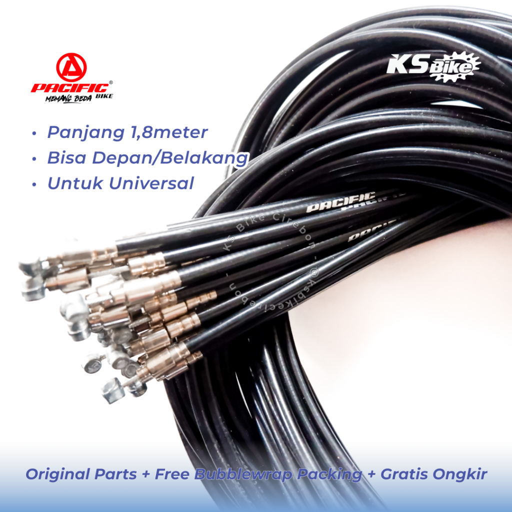 Jual Kabel Rem Sepeda Depan Belakang 150cm 180cm Turanza Pacific Tali ...