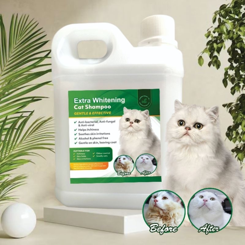 Jual WHITENING SHAMPOO 1 LITER - Shampoo Plus Conditioner Kucing Putih ...