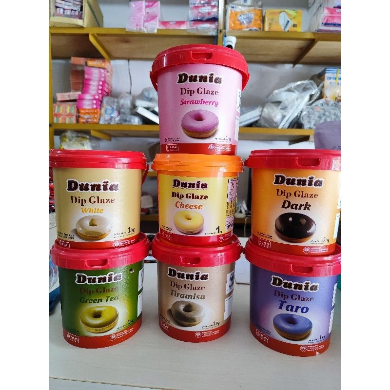 Jual glaze dunia 1kg rasa cek deskripsi | Shopee Indonesia
