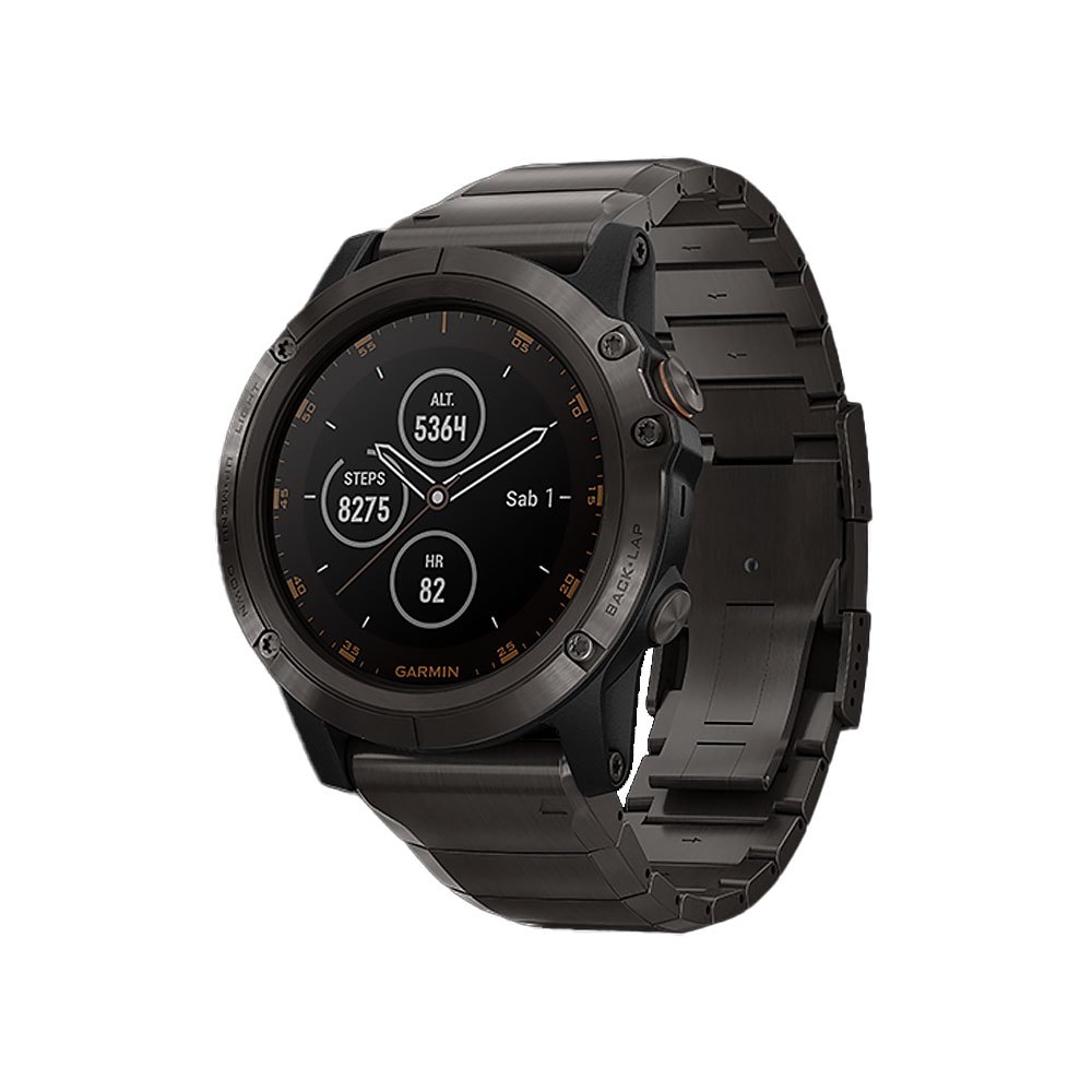 Jual ORIGINAL CLEARANCE SALE GARMIN Fenix 5+ Sapphire Carbon Grey ...