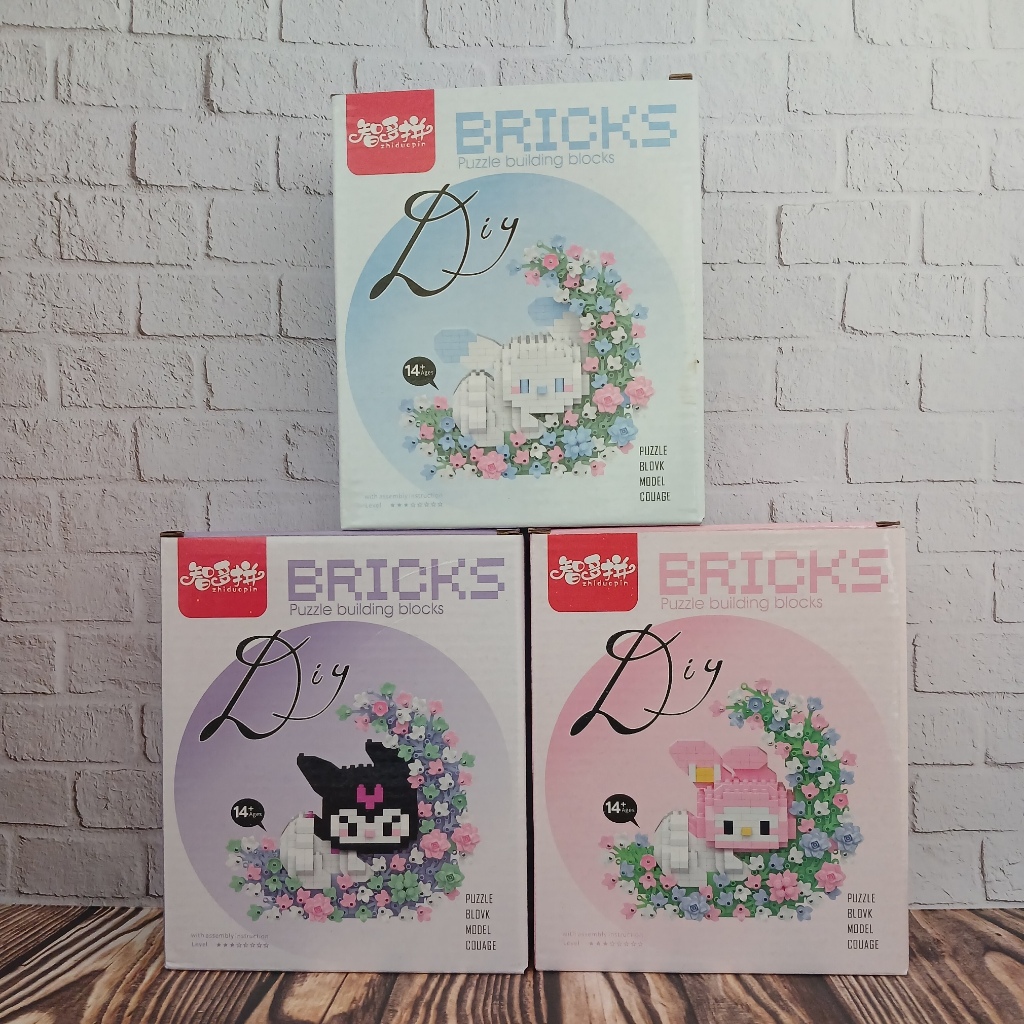 Jual Mainan Mini Block Karakter Kartun Moon Flower | Shopee Indonesia