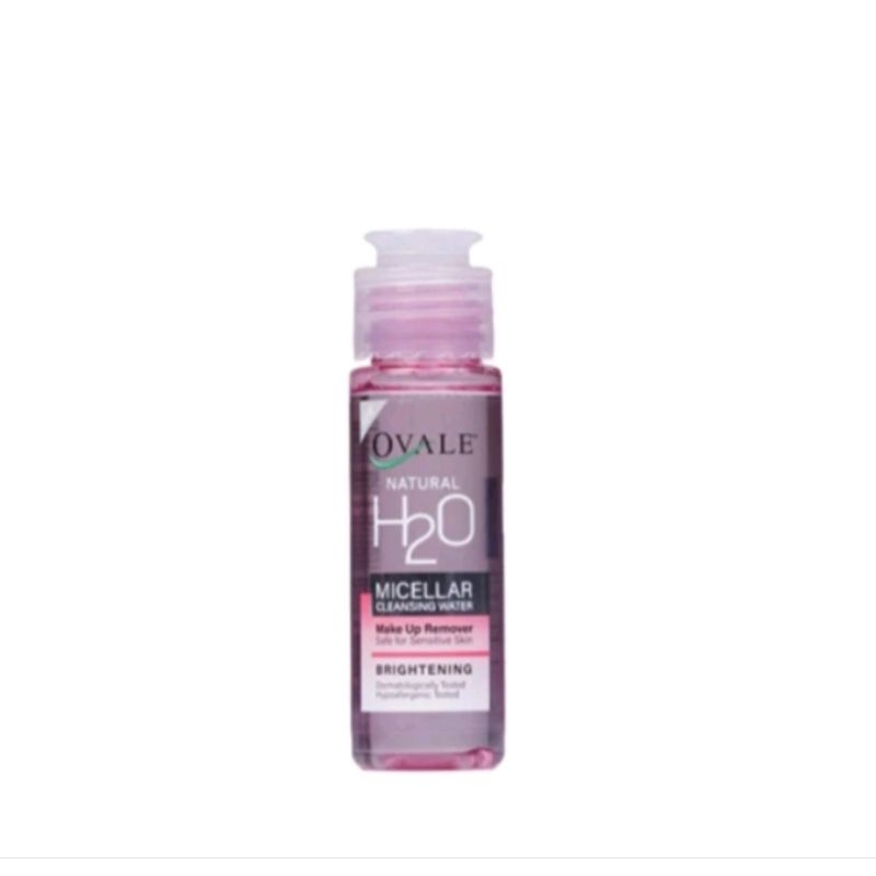 Jual Ovale Micellar Cleansing Water 45ml Pink Brightening | Shopee ...