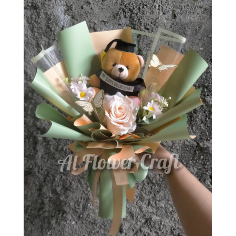 Jual Graduation buket wisuda boneka bunga | Shopee Indonesia