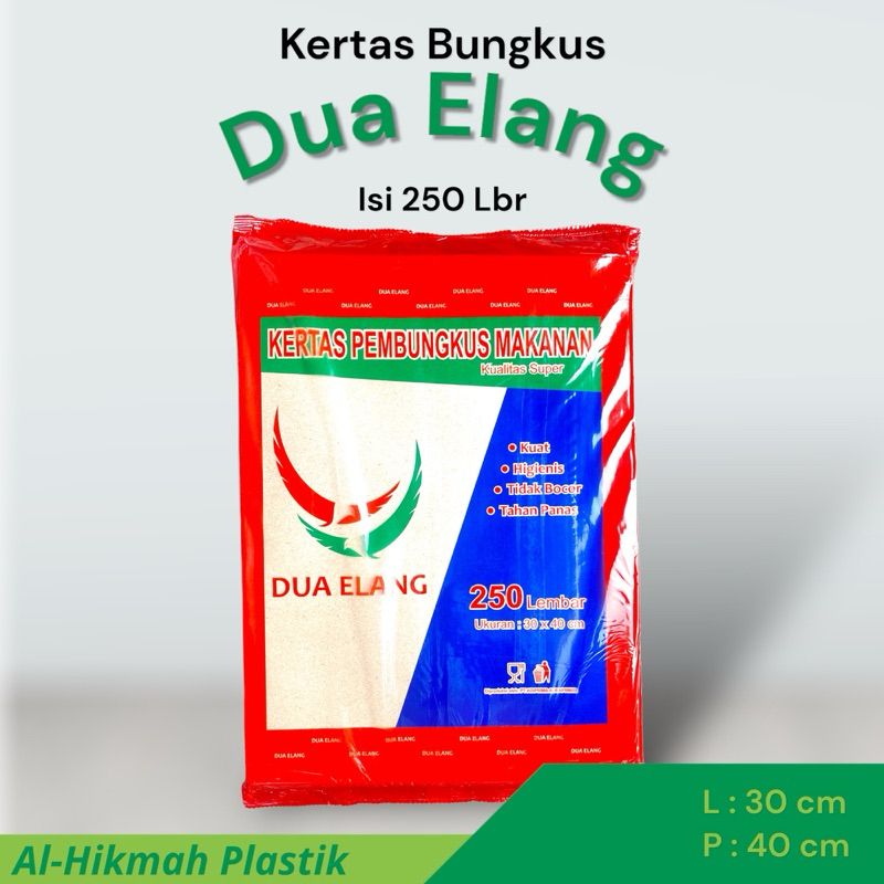 Jual Kertas Bungkus Dua Elang Merah isi 250 Lbr | Shopee Indonesia