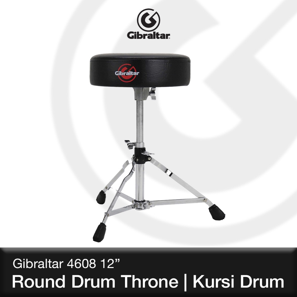 Jual Gibraltar 4608 12” Round Drum Throne | Kursi Drum | Shopee Indonesia