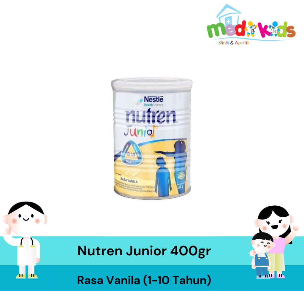 Jual Nutren Junior Susu Formula Anak 400gr (Usia 1-10 Tahun) | Shopee ...