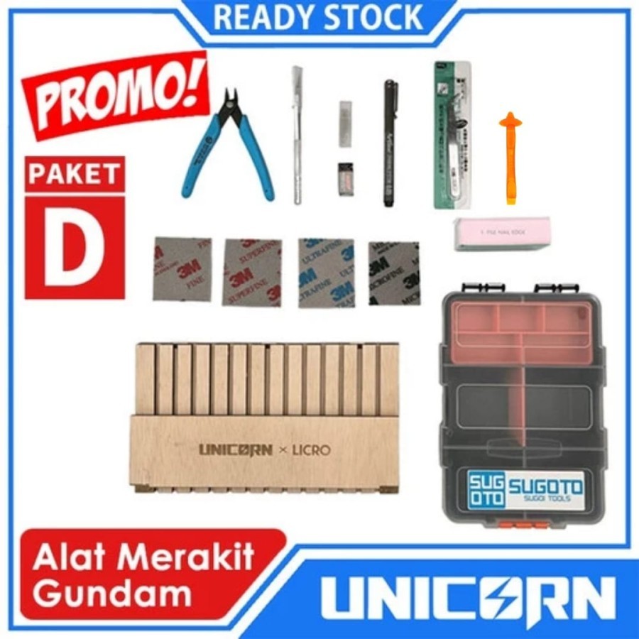 Jual Starter Tool Set D Alat Merakit Gundam Tools Box Kotak Rakit Model ...