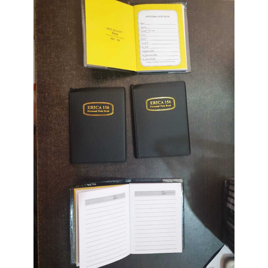 Jual Buku Notes Kecil Erica 156 Personal Note Book Buku Saku Kecil ...