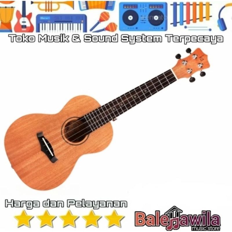 Jual Ukulele Kaka By Enya KUS 25D KUS25D Mahogany Soprano Ukulele ...