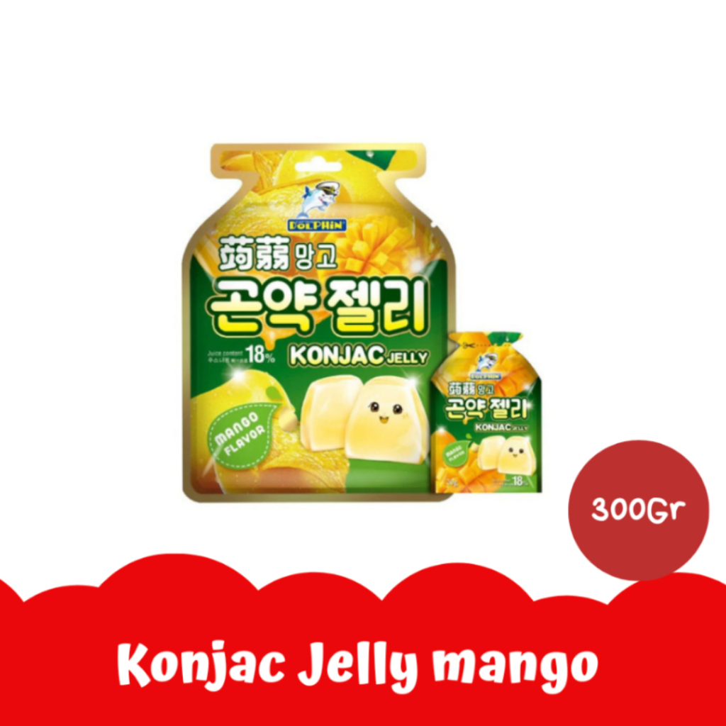 Jual Permen Jeli Konjac Rasa Mangga / Mango Konjac Jelly (20g x 15 pcs) | Shopee Indonesia