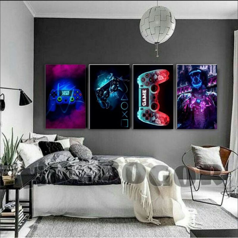 Jual poster dinding mdf 20x30cm Gaming | Shopee Indonesia