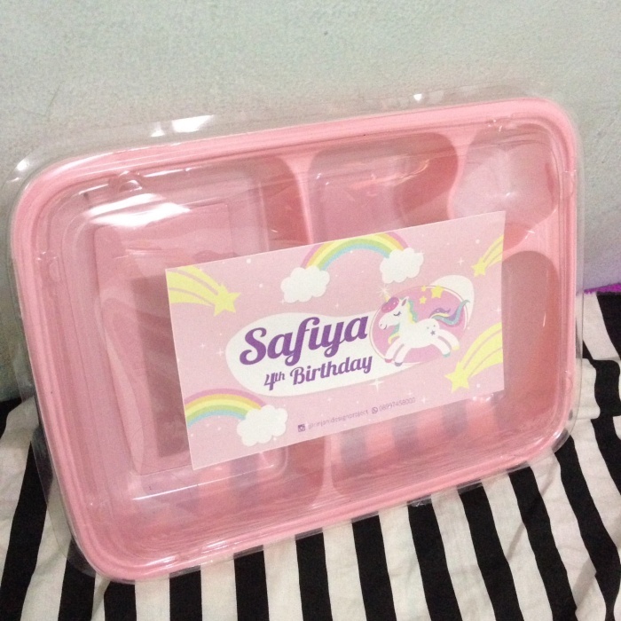 Jual Sticker Kotak Ulang tahun berbagai acara FREE CUSTOM min order ...