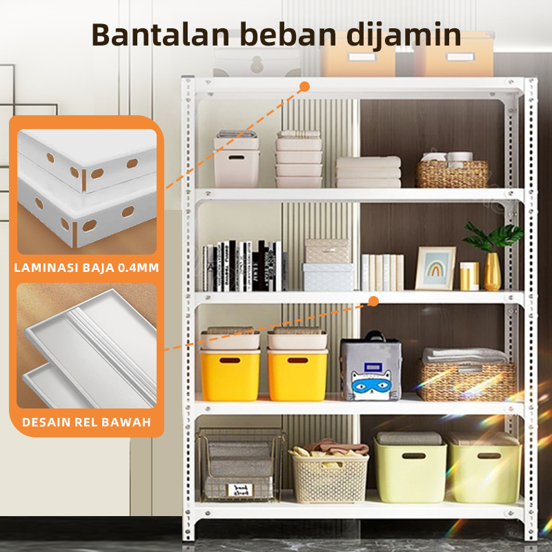 Jual Homsaura [100% Besi] Rak Susun Besi Serbaguna 180CM/200CM/Rak Besi ...