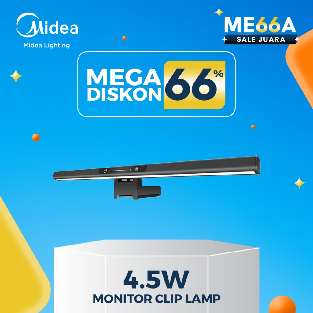Jual Midea Lighting Lampu Monitor Clip Monitor Light Bar Lamp Hanging ...