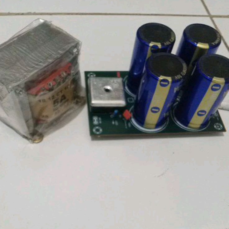 Jual kit psu power supply 4 elko 4700uf 10000uf 50v +trafo 5A ct 32v ...