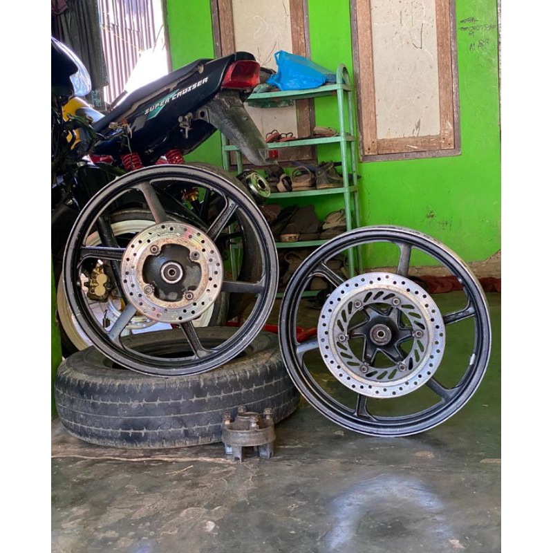 Jual velg cbr old ori untuk Ninja 2 tak bahan kuat tebal | Shopee Indonesia