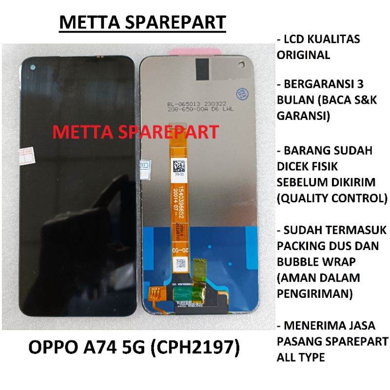 Jual Original OEM LCD Touchscreen Oppo A74 5G (CPH2197) | Shopee Indonesia