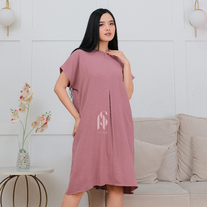 Jual Daster Polos Namira Crinkle Airflow Kekinian Terbaru Baju Wanita ...