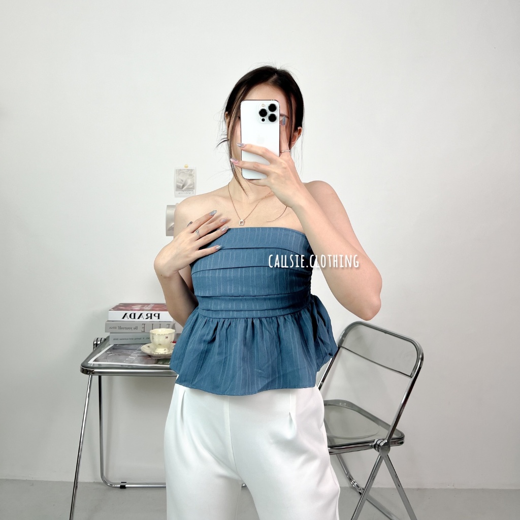 Jual [ callsie ] - JESSIE TOP ( import / atasan wanita / crop top ...