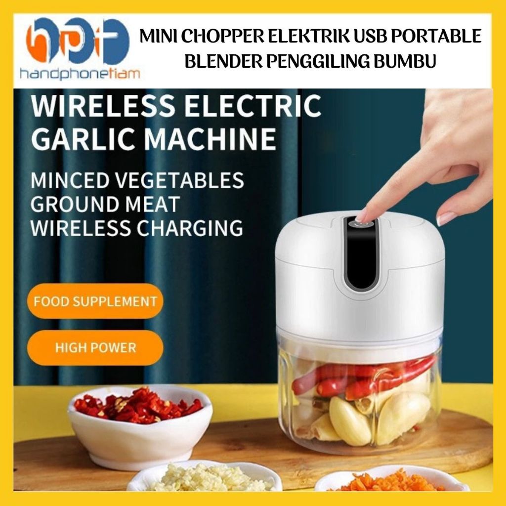Jual [HPT] Mini Chopper USB Portable Elektrik Otomatis Blender ...