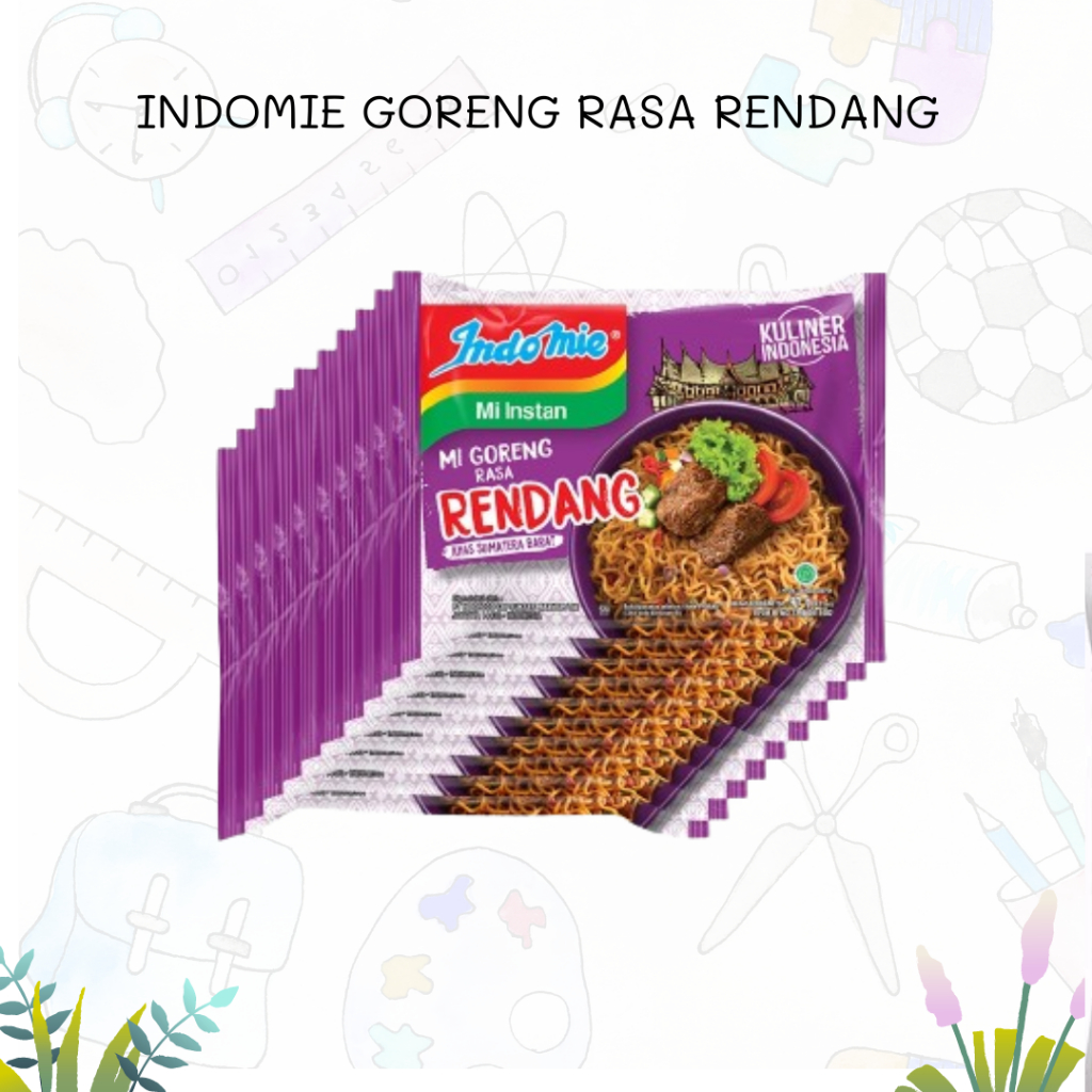 Jual INDOMIE GORENG RENDANG 90gr [ Pcs ] | Shopee Indonesia