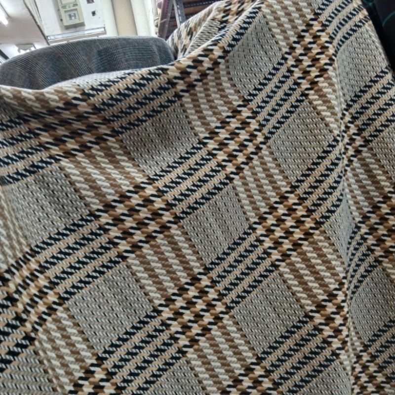 Jual kain tweed akrilik - bahan tweed tebel (harga tertera per 0,5m ...