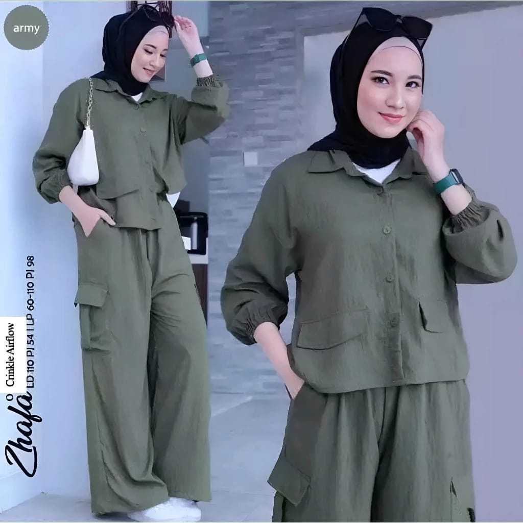 Jual ONE SET CASUAL KOREA STYLE//SETELAN CARGO IMPORT POLOS TERBARU ...