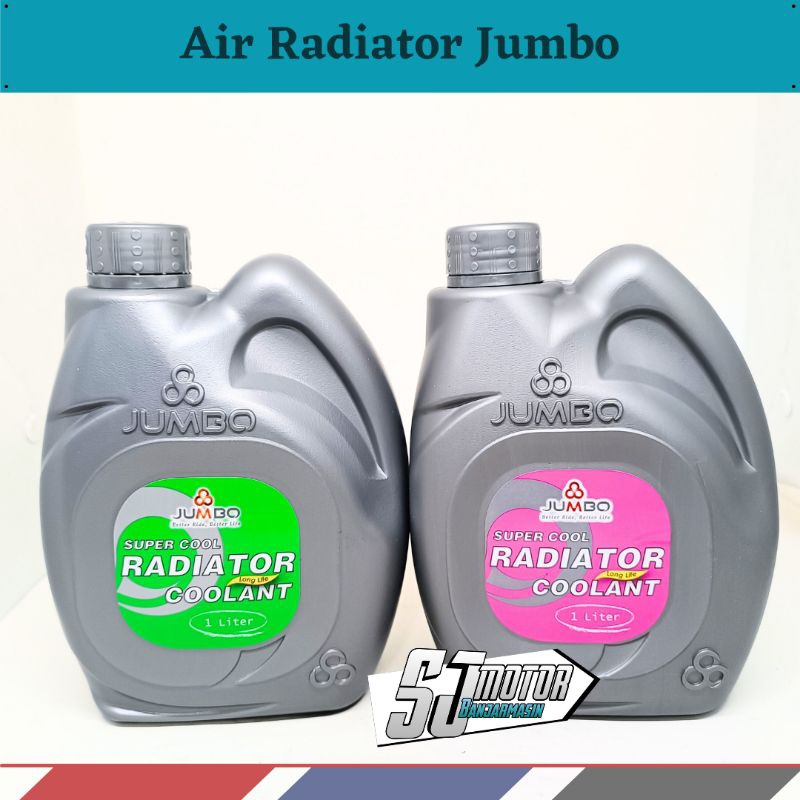 Jual Air Cairan Radiator Coolant JUMBO 1 liter ( Hijau dan Pink ...