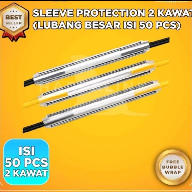 Jual protection Sleeve dropcore 6mm fiber optik isi 50pcs | Shopee ...