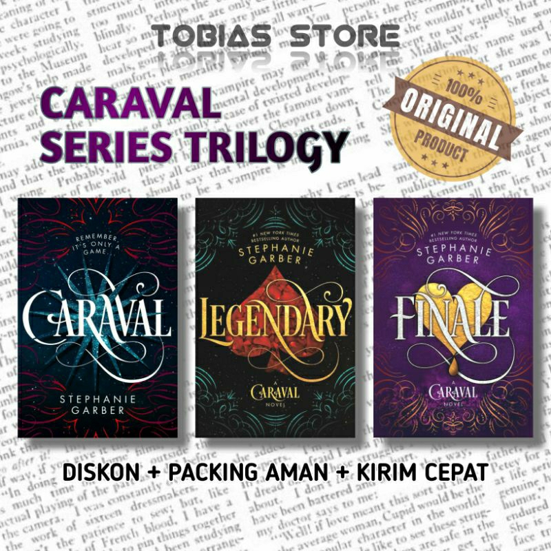 Jual NOVEL ORI CARAVAL SERIES - TRILOGI LEGENDARY FINALE BUKU ORIGINAL PROMO MIZAN FANTASI ...