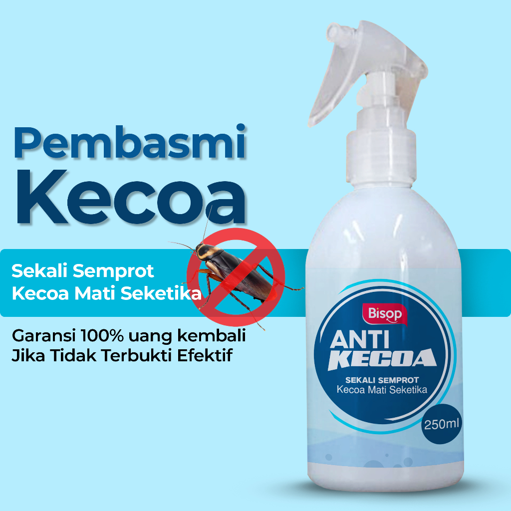 Jual BISOP Anti Kecoa Bug Buster Racun Pembasmi Kecoa Dan Serangga ...