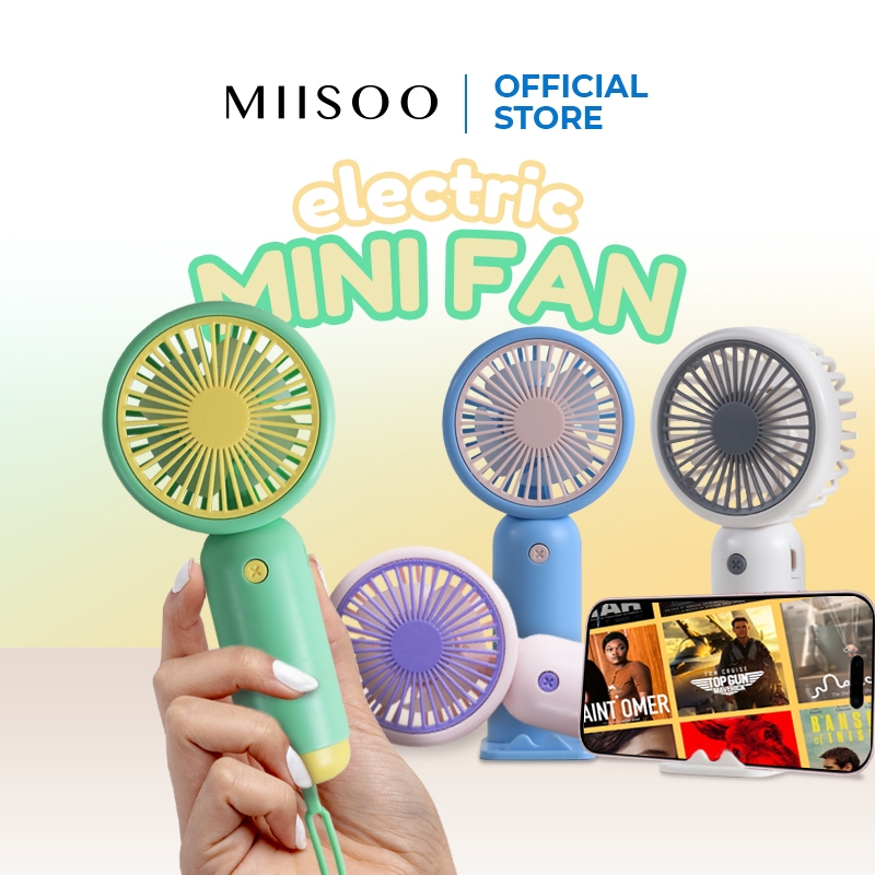 Jual MIISOO Kipas Mini USB 2 Warna Kipas Angin Tangan Kipas Genggam ...