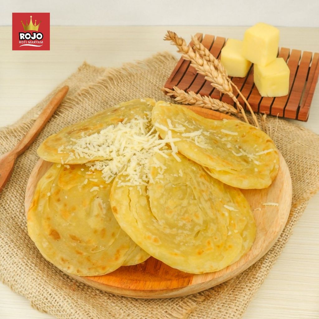 Jual ROJO Roti Maryam Rasa Keju Paket 3 Pack Roti Cane Roti Frozen Roti ...