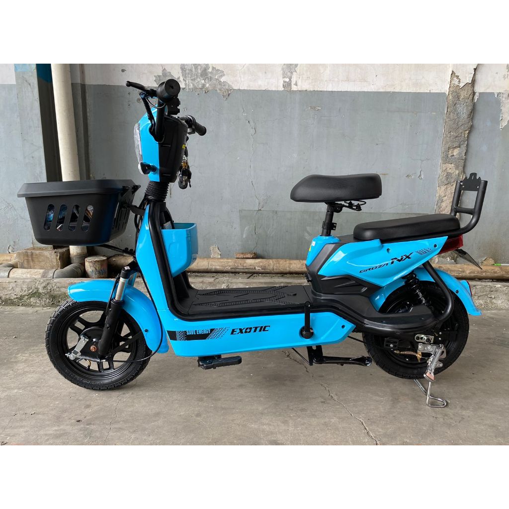 Jual SEPEDA LISTRIK EXOTIC X630 BAGASI BERGARANSI RESMI Limited edition ...