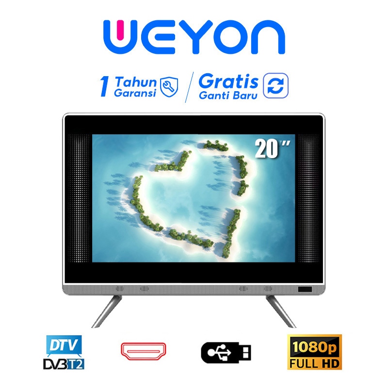 Jual Weyon TV LED 20 inch TV HD Digital TV Ready Digital Televisi ...