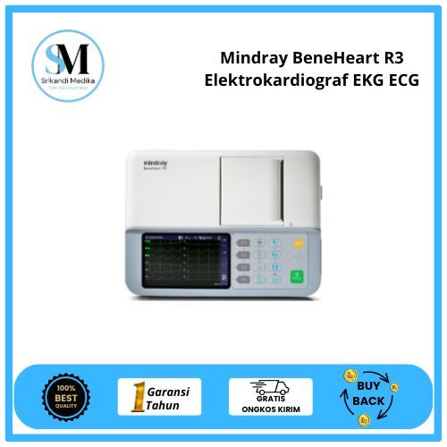 Jual MINDRAY BeneHeart R3 Elektrokardiograf EKG ECG | Shopee Indonesia