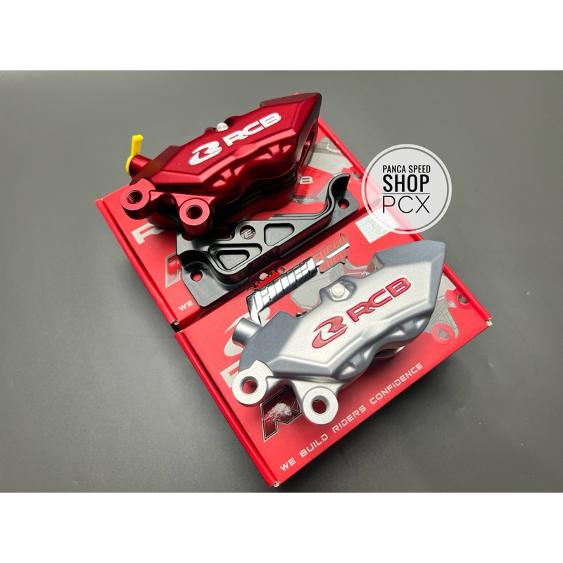 Jual KALIPER RCB 4 PISTON PCX 150 PCX 160 PLUS BREKET DISC LEBAR 260MM ...