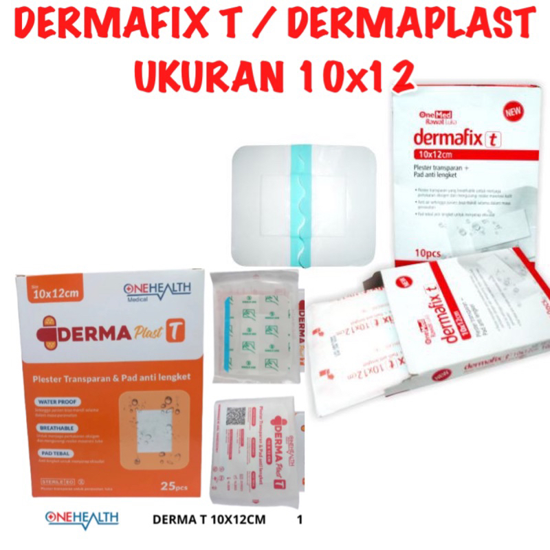 Jual DERMAFIX T 10x12 / Dermaplast 10x12 ECERAN. | Shopee Indonesia