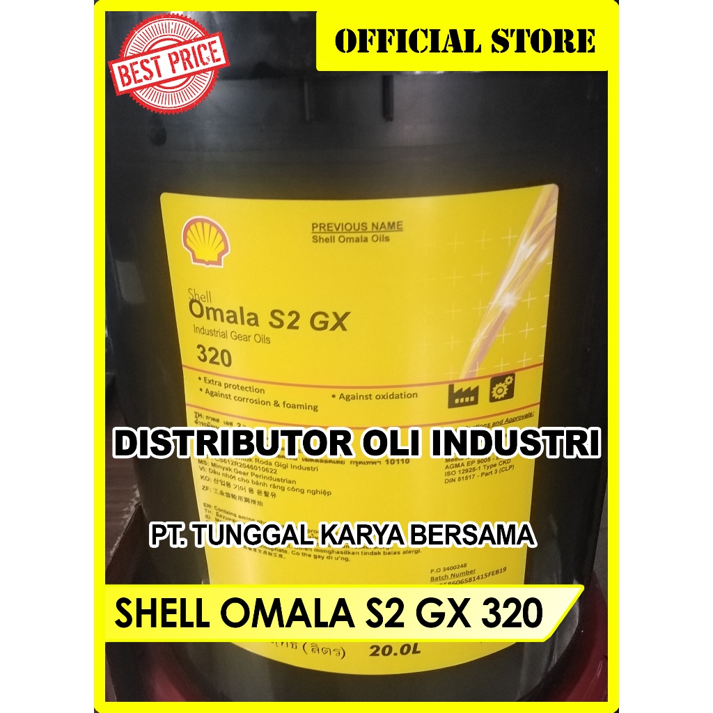 Jual SHELL OMALA S2 GX / G 320 ( Ready Stock - 20 Liter ) | Shopee ...