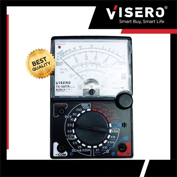 Jual Multitester/ Avometer Analog Merk Visero YX-360ELB+Battery (Buzzer ...