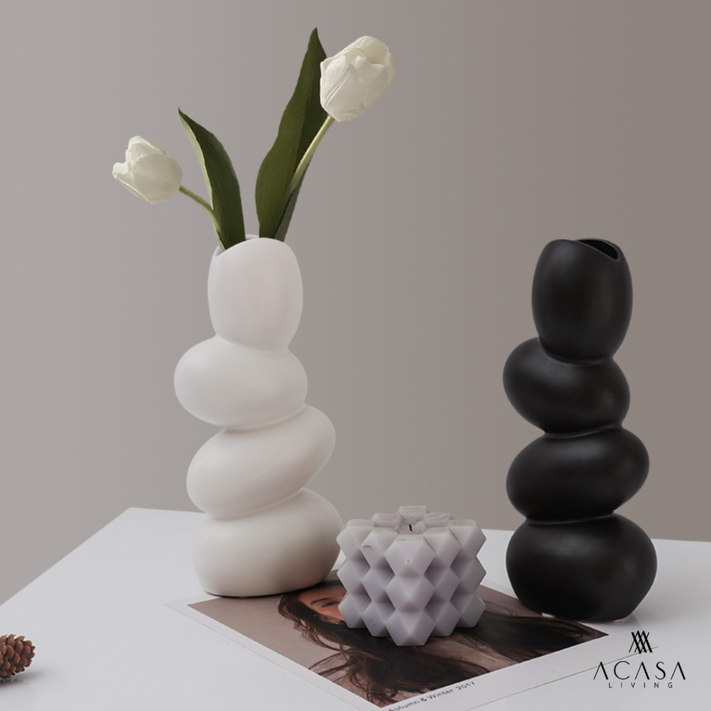 Jual EGGIE - Ceramic Egg Vase Decoration / Vas Bunga Palsu Dekorasi ...