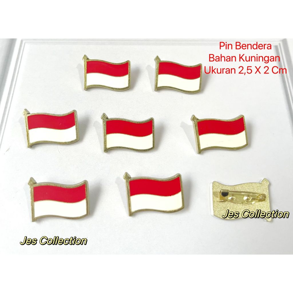 Jual PIN MERAH PUTIH PENITI PIN TUSUK / BROS KEMERDEKAAN HUT RI ...