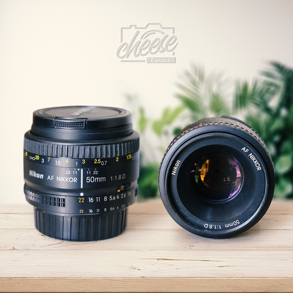 Jual LENSA FIX NIKON 50MM F 1.8 AFD DSLR MULUS HASIL BOKEH | Shopee Indonesia